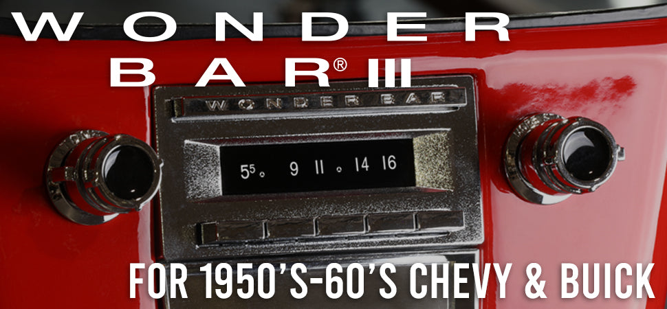 RetroSound® Wonder Bar® III Radio – Retro Manufacturing
