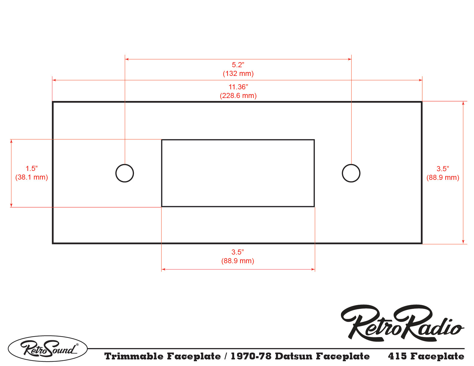 1975-78 Datsun 280Z RetroRadio RetroSound – Retro Manufacturing
