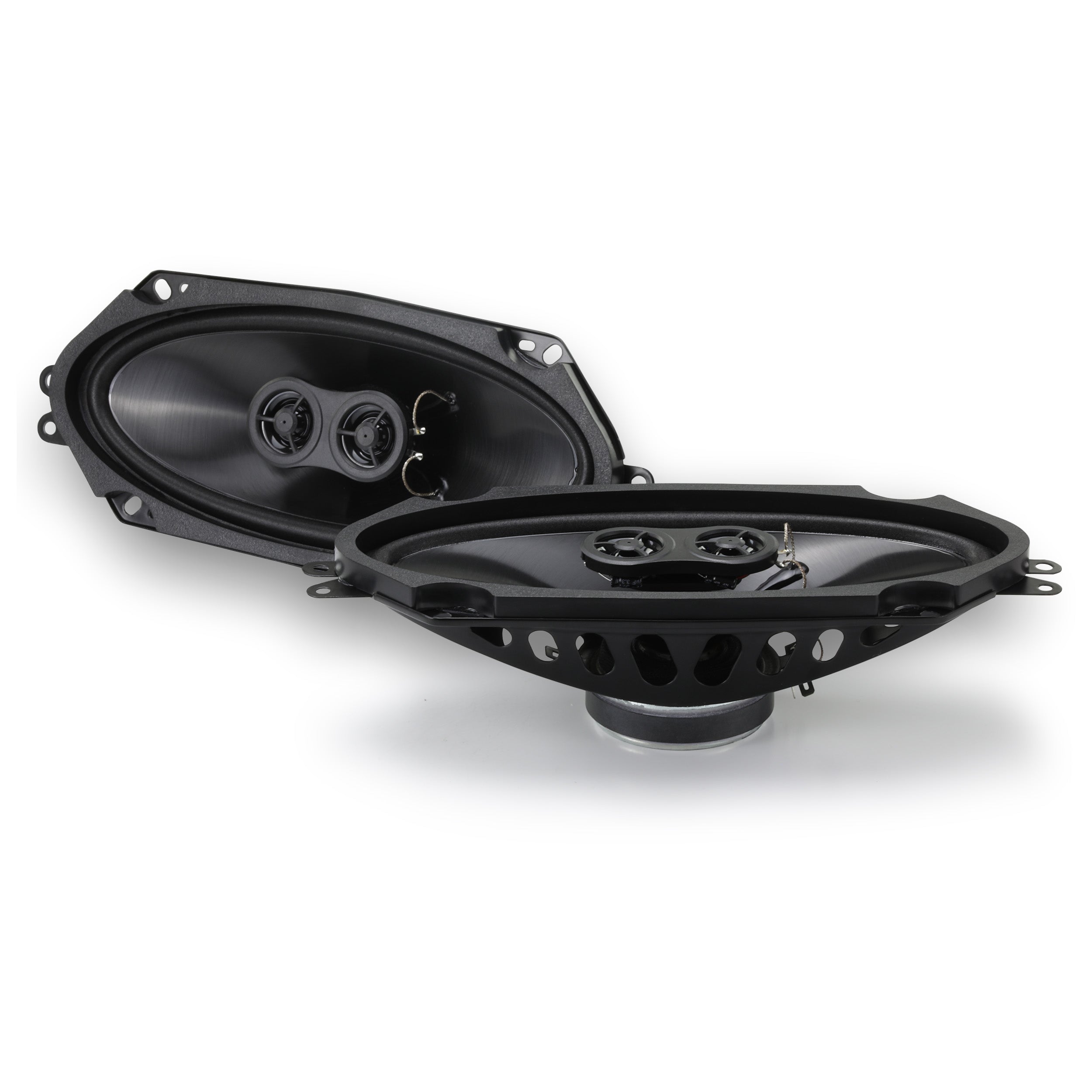 1985-1987 Pontiac Grand Prix 3-Way Stereo Speakers 4" x 10" for Rear P ...