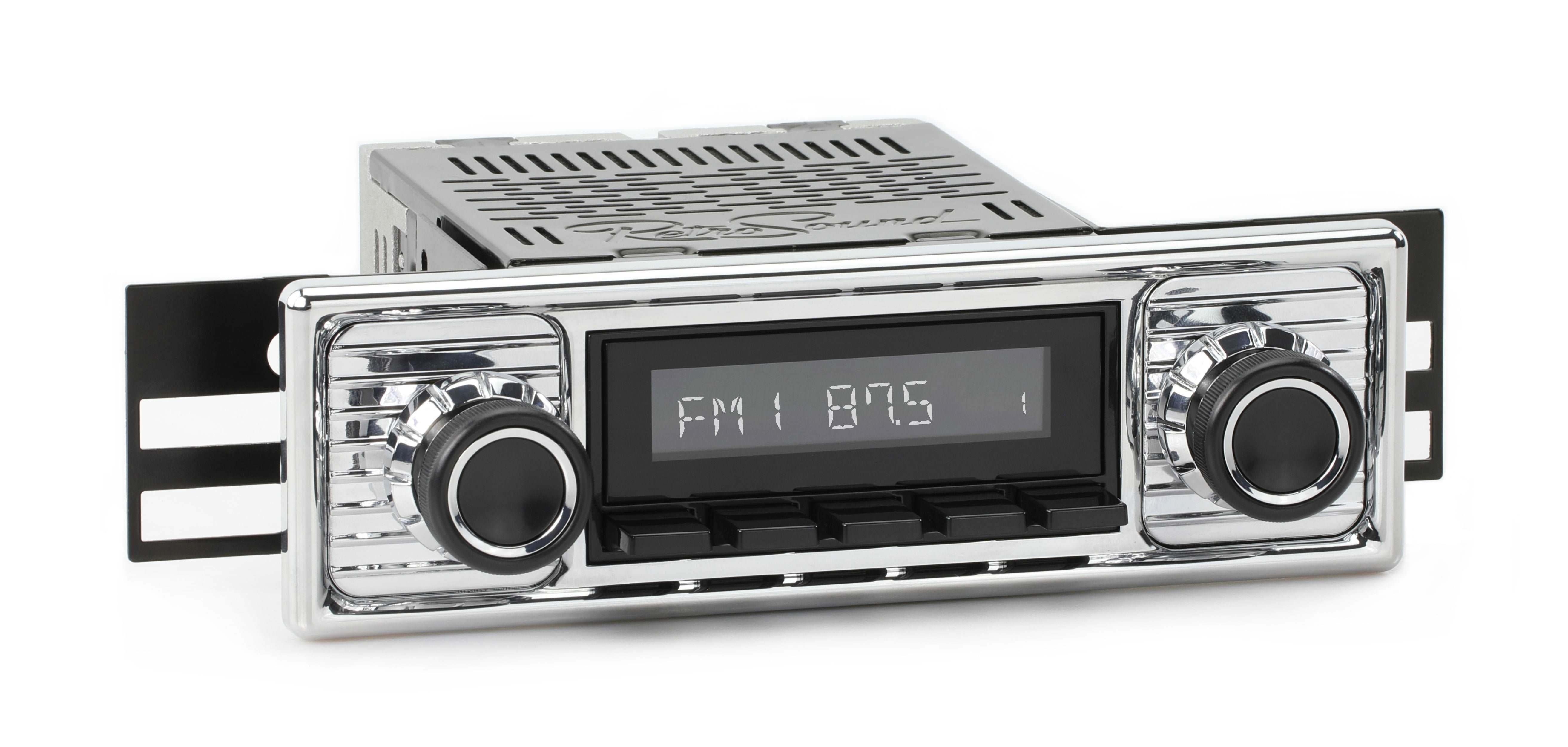1956-59 Mercedes-Benz 219 RetroRadio with Chrome Faceplate RetroSound ...