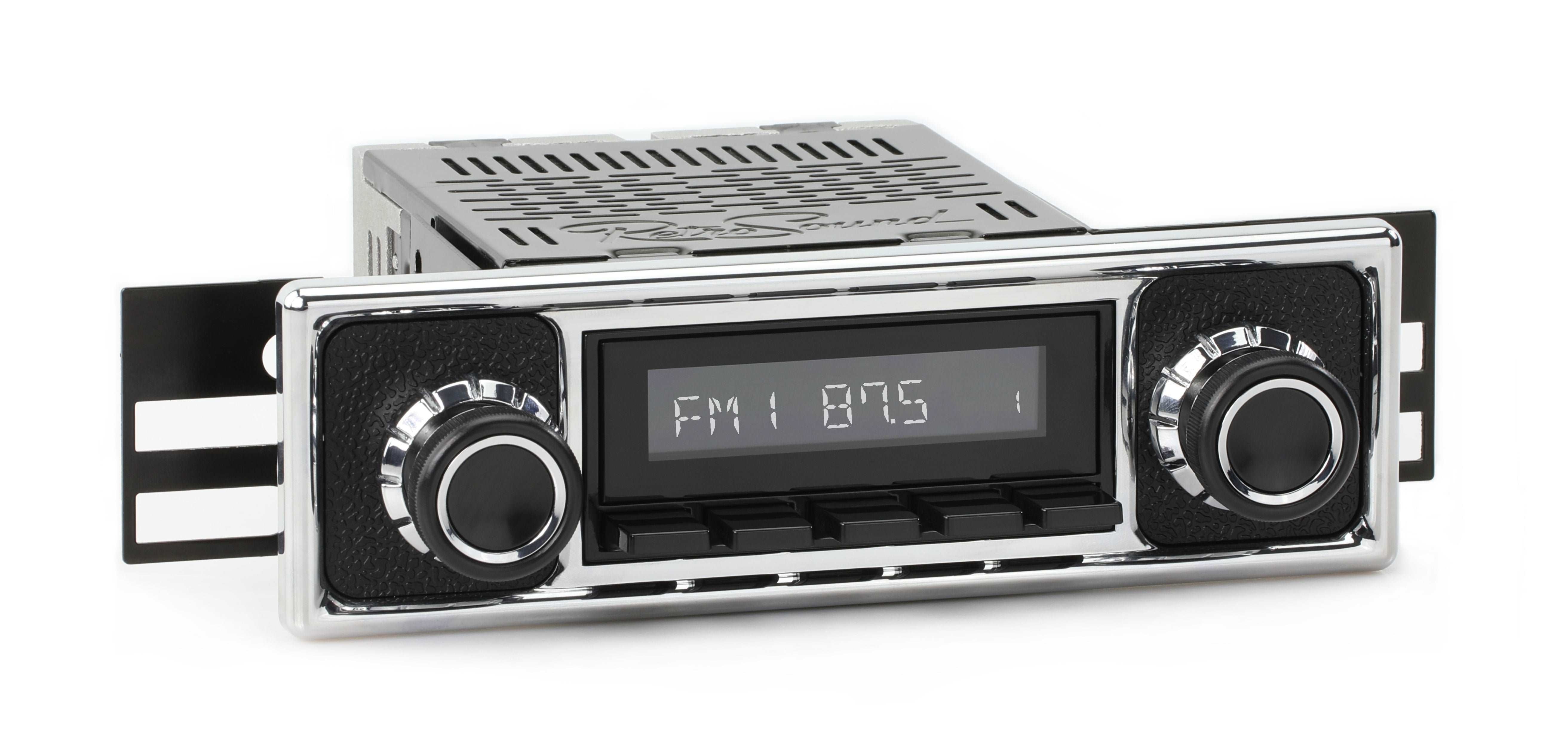 1955-59 Mercedes-Benz 300 Series RetroRadio with Black Pebbled/Chrome ...