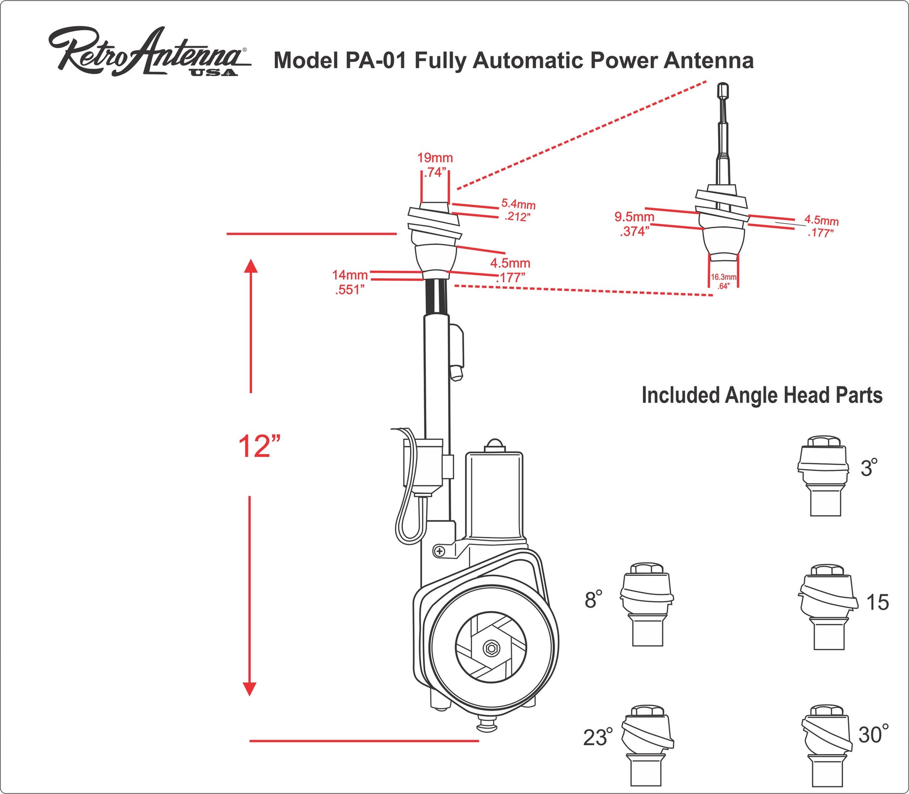 Fully Automatic Power Antenna – Retro Manufacturing