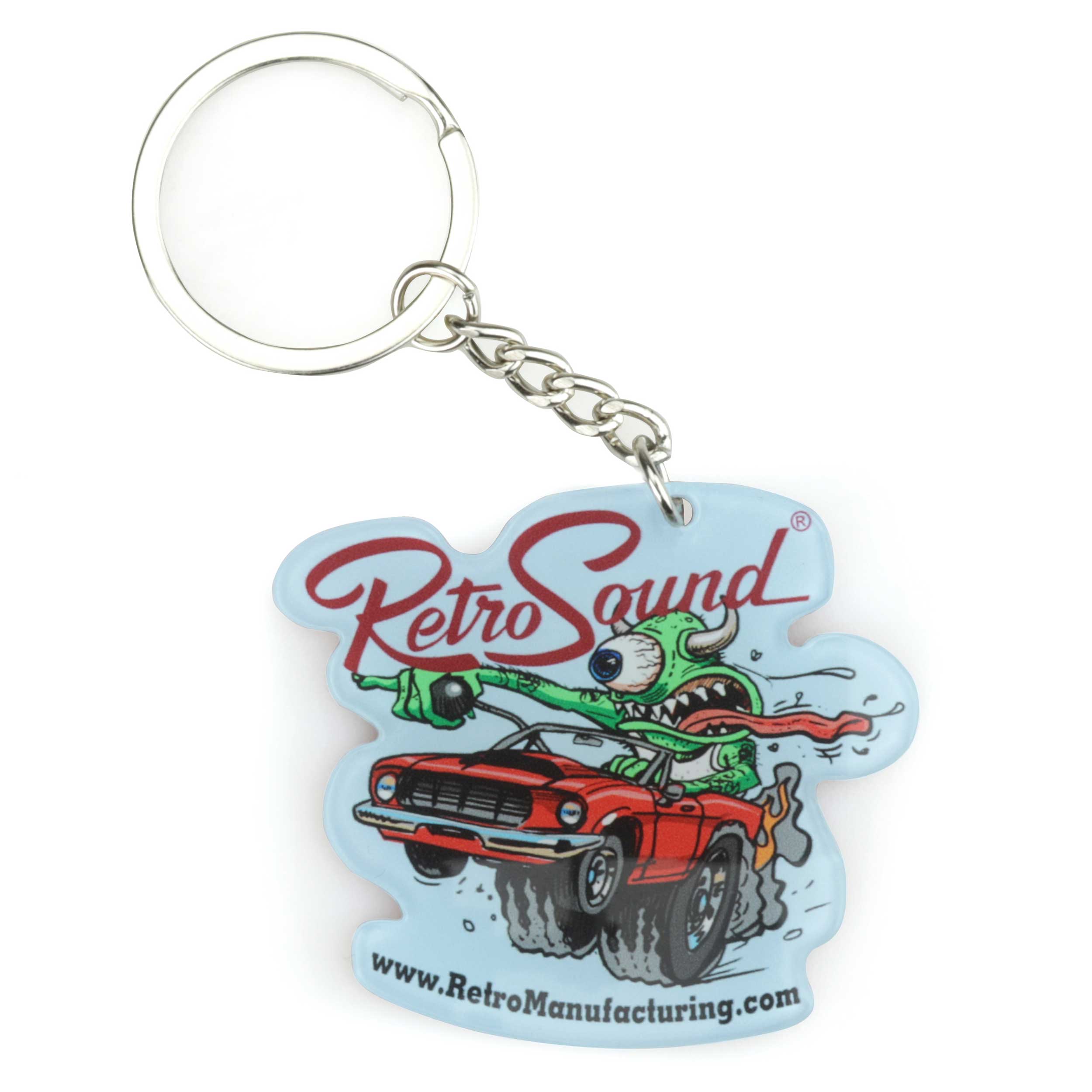 RetroSound Acrylic Keychain – Retro Manufacturing